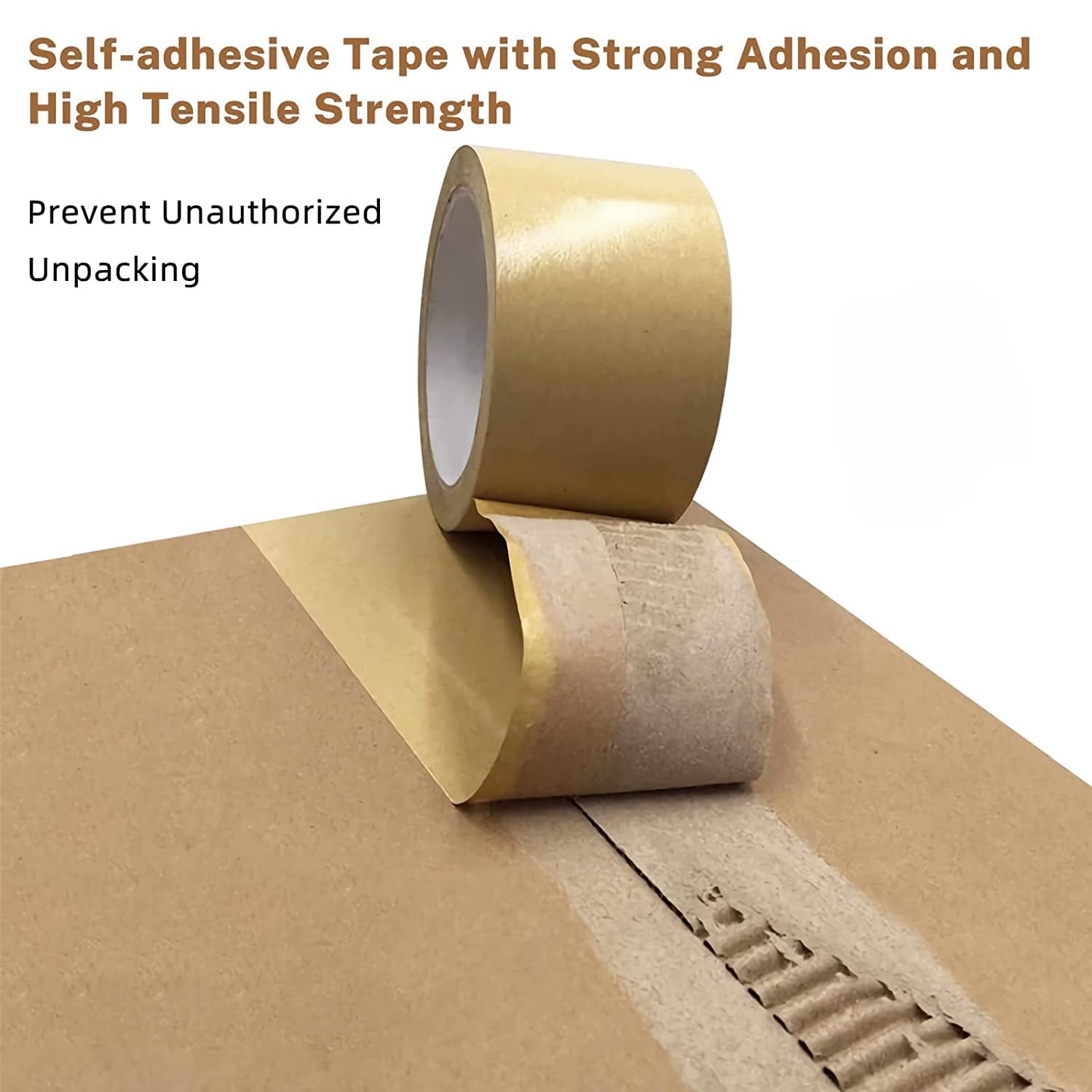 Kraft Paper Tape - Biodegradable Self-Adhesive (50m) – Securement ...