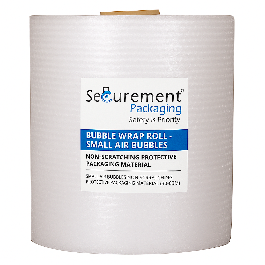 Bubble Wrap Roll - Small Air Bubbles, Non-Scratching Protective Packag ...