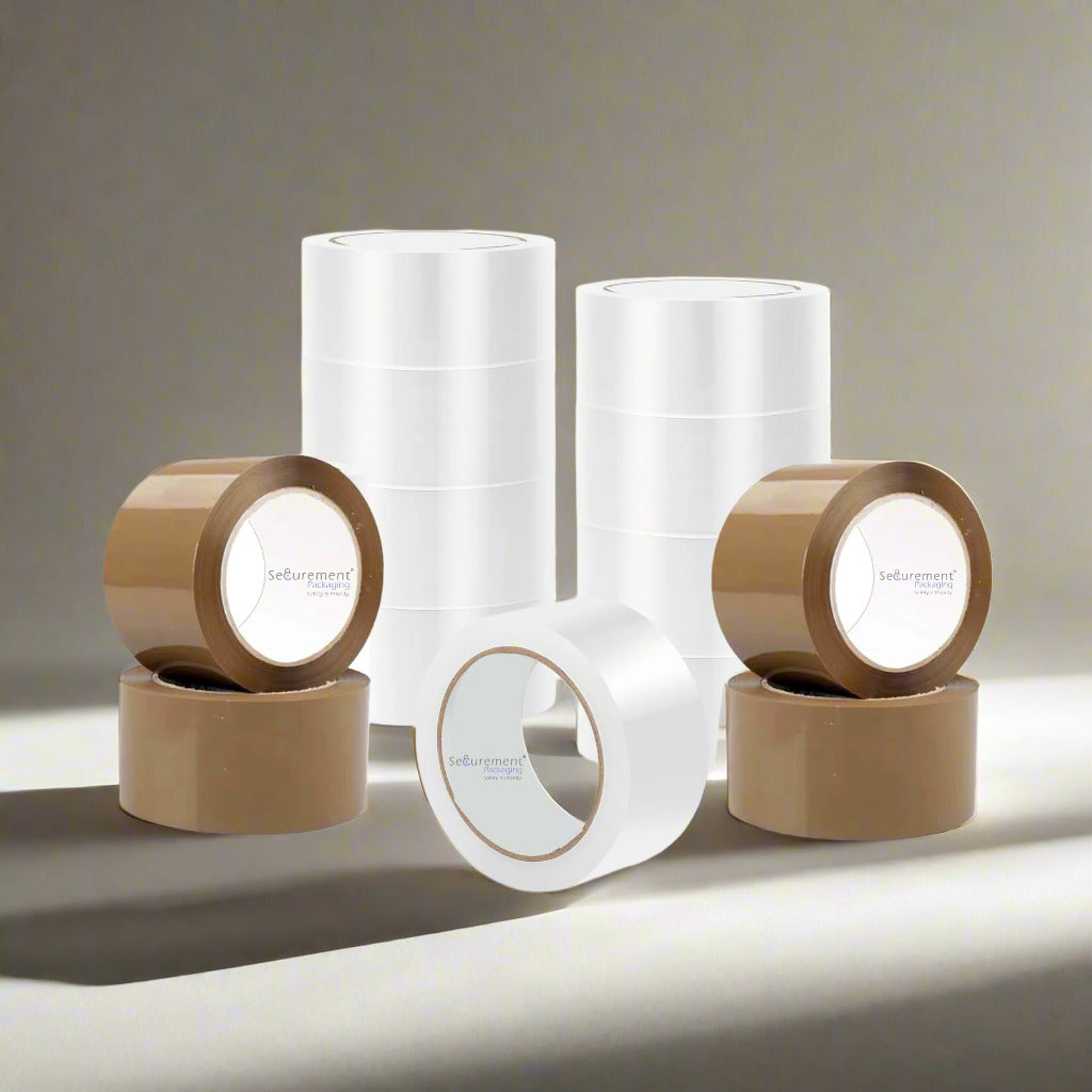 Cello tape BOPP Self Adhesive Plain Tapes (65m) – Securement Packaging ...