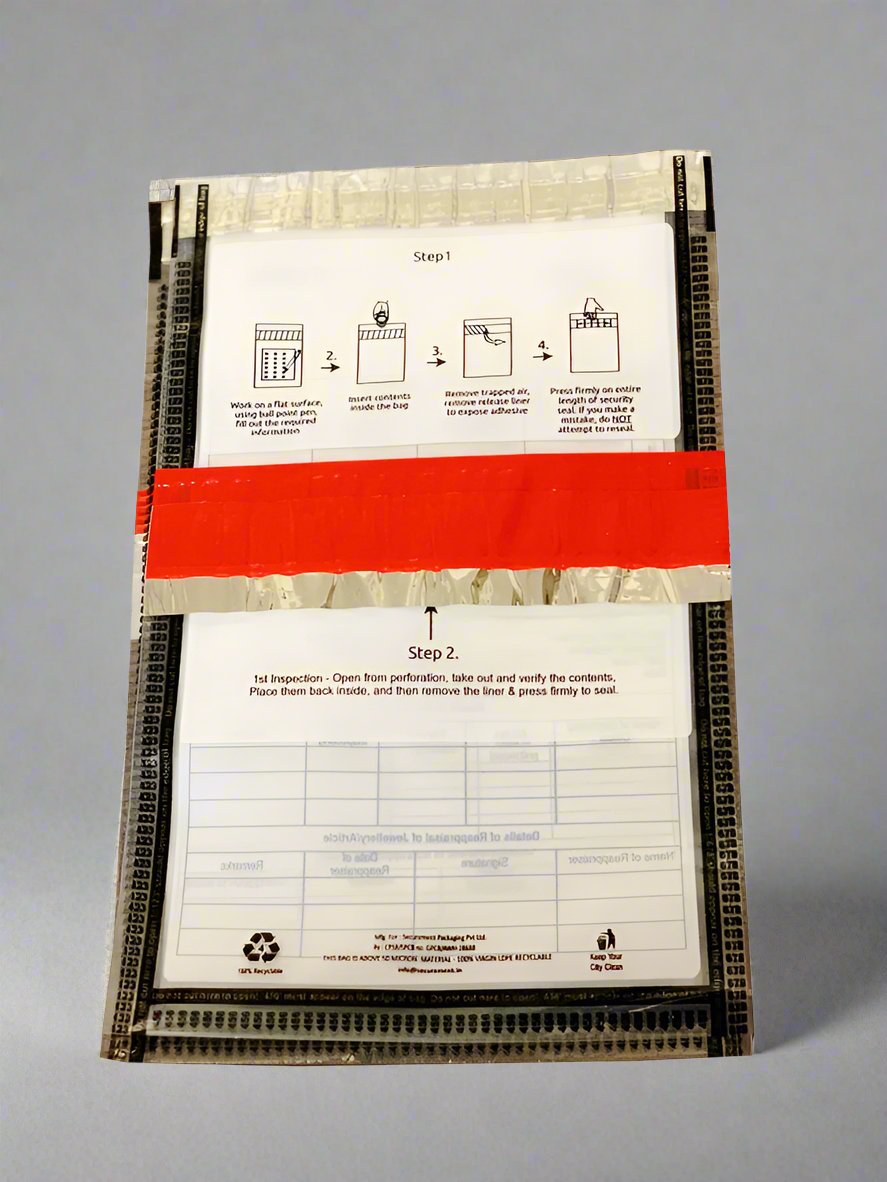 Gold Loan Envelopes : Banks & Financial Trusted Securement Packaging ...